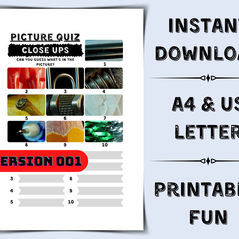 Close up a Picture - Etsy