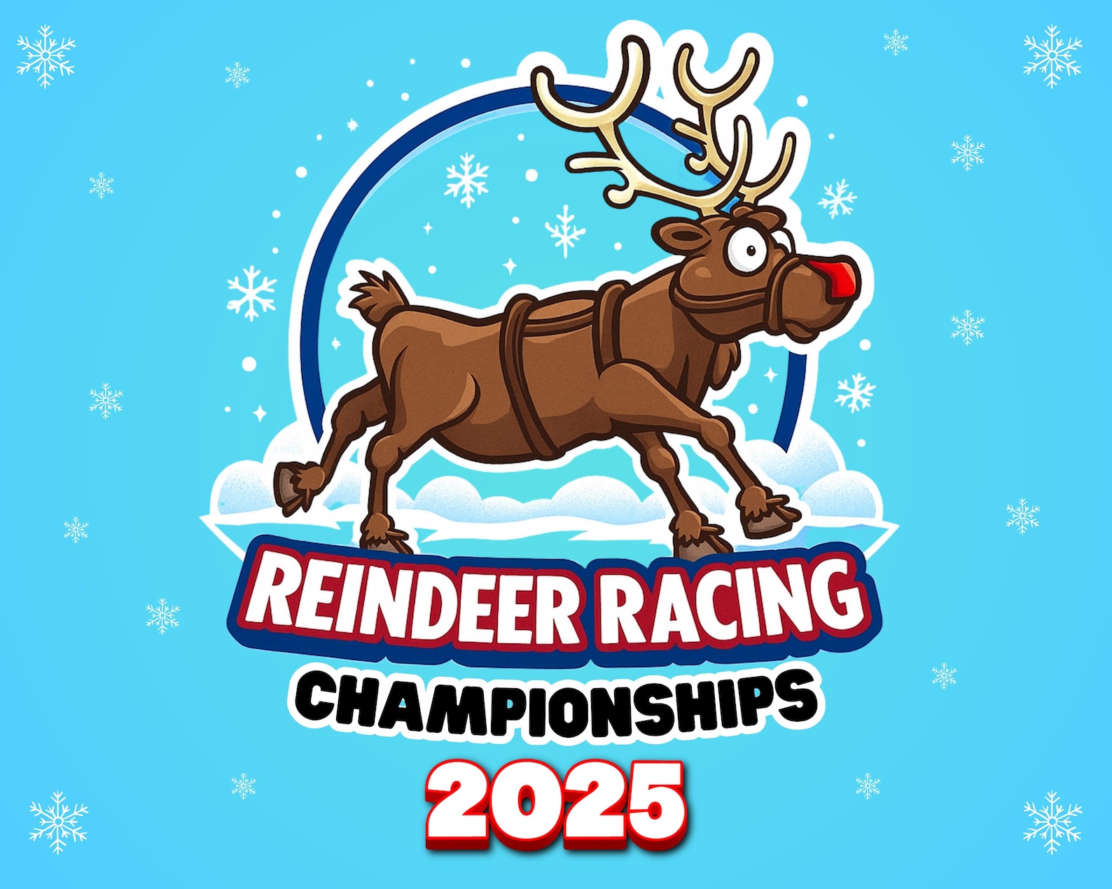Reindeer Racing 2025 Christmas Game: Virtual Party Game (digital ...