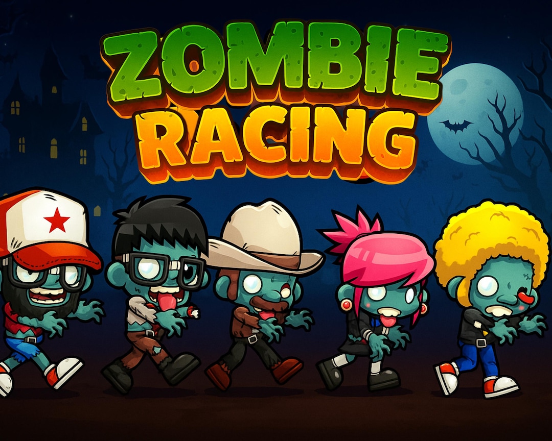 Zombie Racing | Halloween Party Game 2025 | Virtual & Family Fun With 4 ...