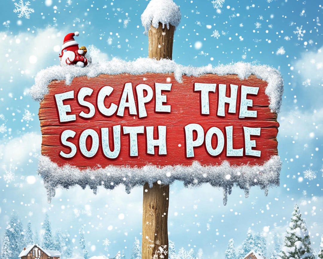 Virtual Christmas Escape Room: Escape the South Pole (digital) - Etsy