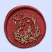 Rabbit Wreath Wax Seal Stamp Kit, Rabbit Wax Seal Stamp, Wedding ...