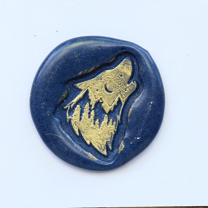 Wolf Stamp - Etsy