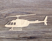 Unfinished Wooden Helicopter Plane Cut Outs DIY Crafting Wood - Etsy