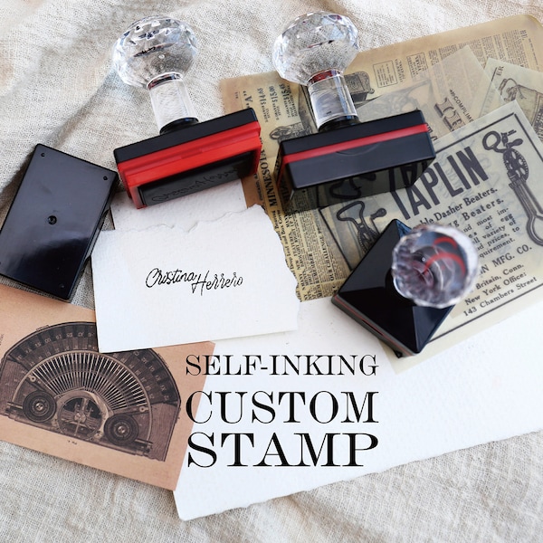 Self Inking Stamp - Etsy