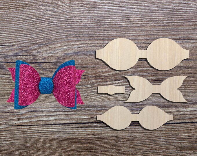 Custom Deer Antlers Bow Die Template Wooden Cut Outs Bow - Etsy