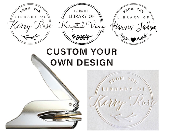 Custom Embosser With Your Own Design, Book Embosser ,custom Logo ...