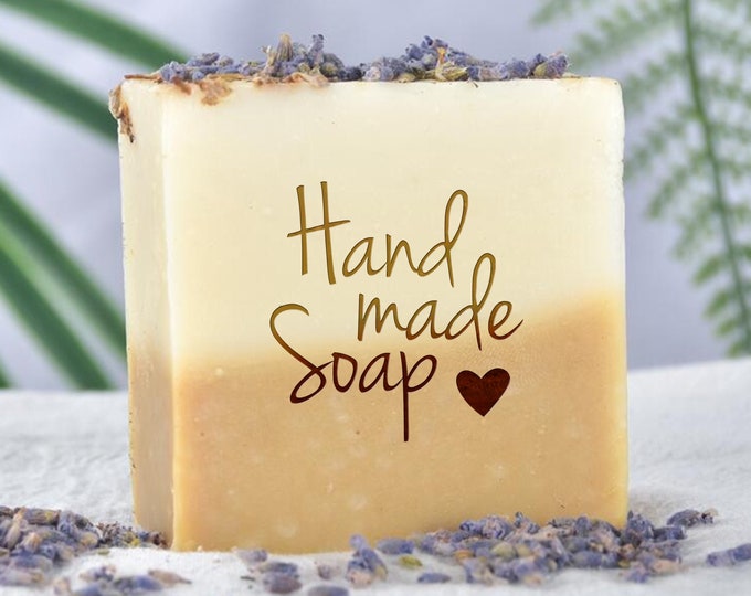 Handmade Soap Stamp With Initials PURE Handmade Soap - Etsy