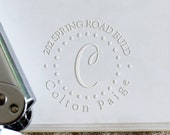 Custom Returned Address Embosser Stamp Address Paper - Etsy