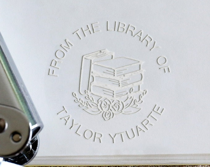 Custom Book Embosser, Personalized Embosser Stamp,book Embosser,scrap ...