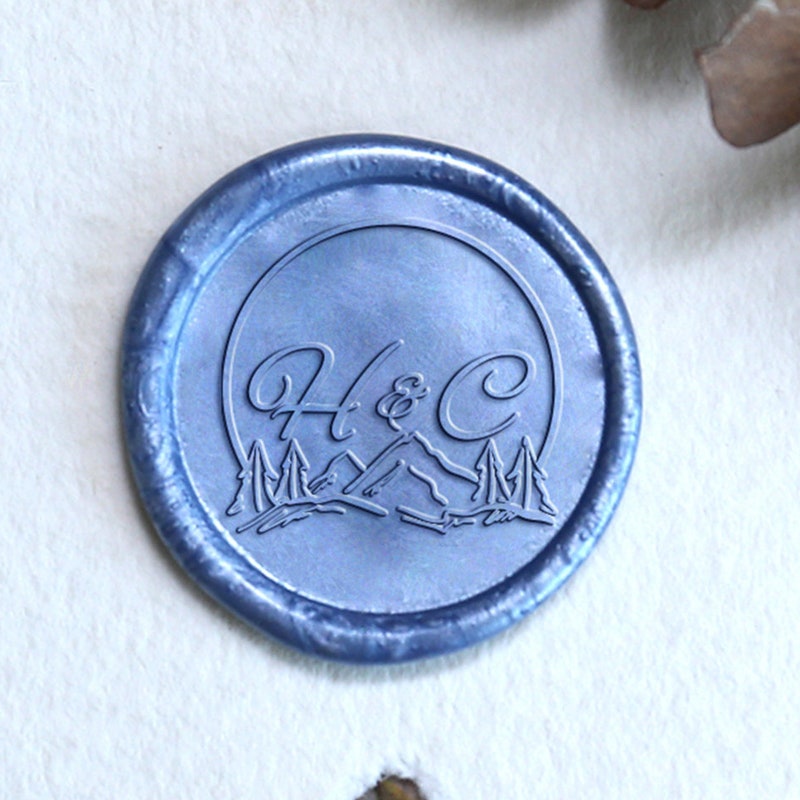 Mountain Stamp - Etsy