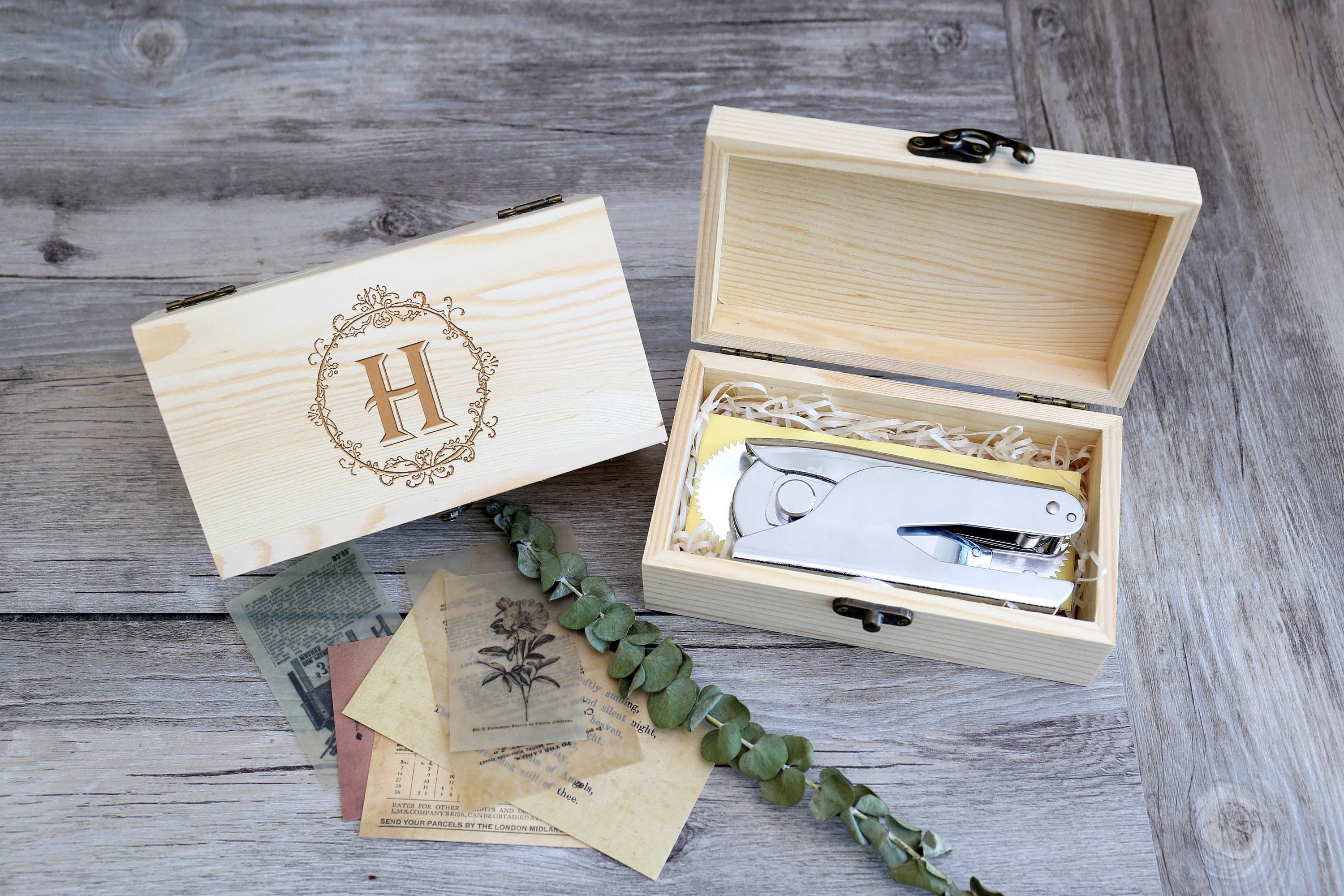 Custom Gift for Book Lovers,engraved Wood Box Gift Set ,personalized ...