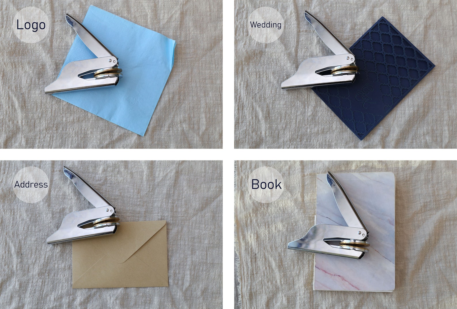 Personalized Address Embosser Custom Embosser Stamp Notary | Etsy