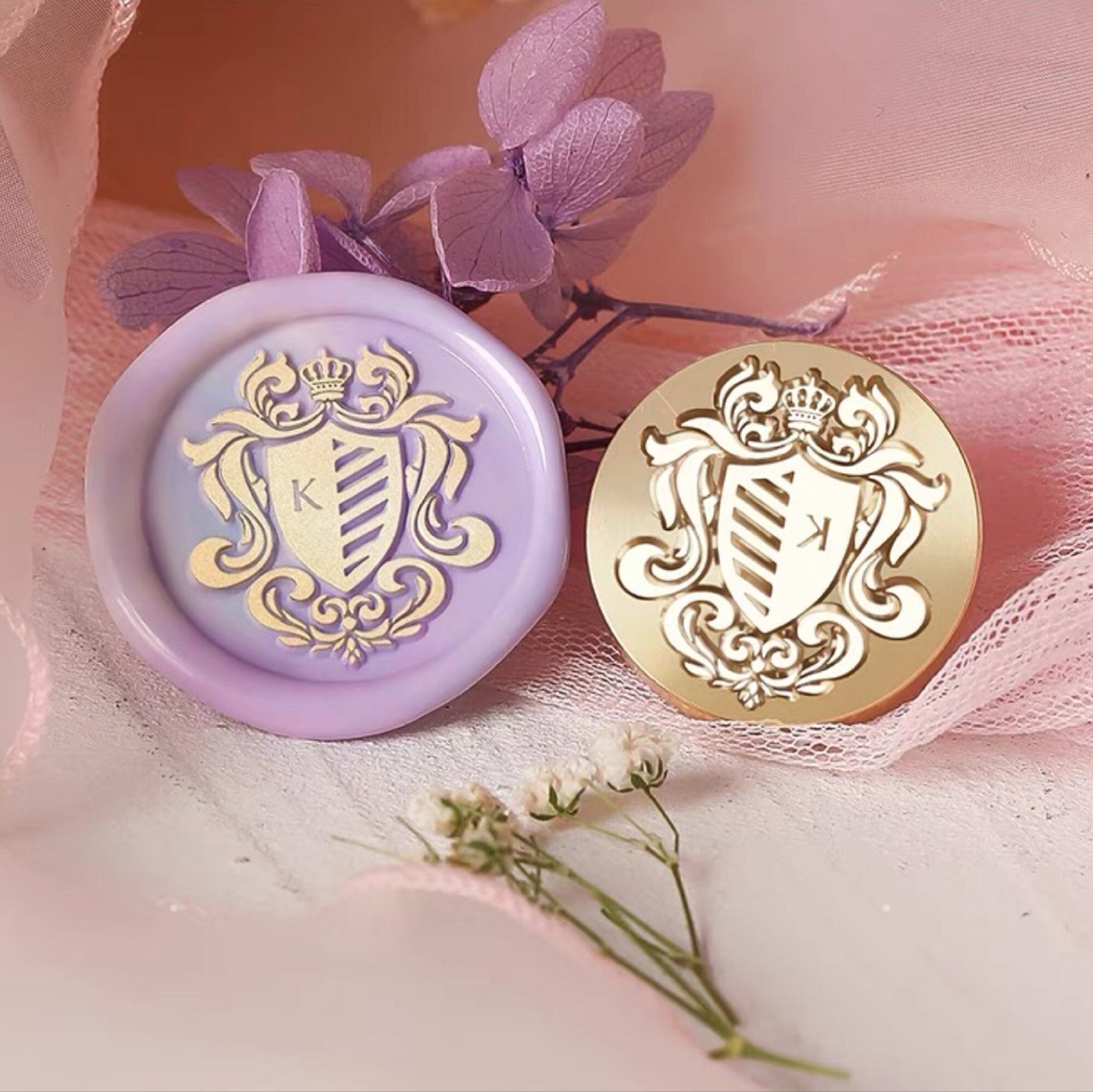 Personalized Family Crest Wax Seal Stamp Coat of Arms Wax - Etsy