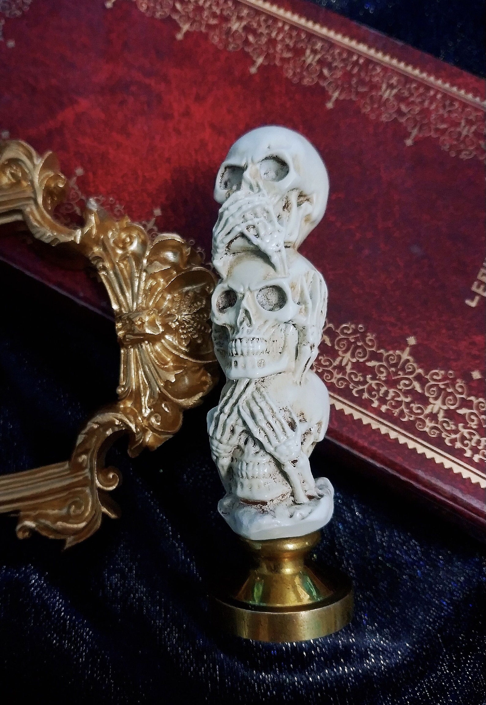 Metal Stamp Handle,metal Seal Stamp Handle, Gold Handle Silver Handle ...