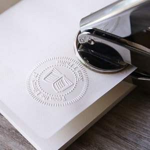 Embosser Gift Box Set for Book Lovers, Engraved Wood Box Set ...