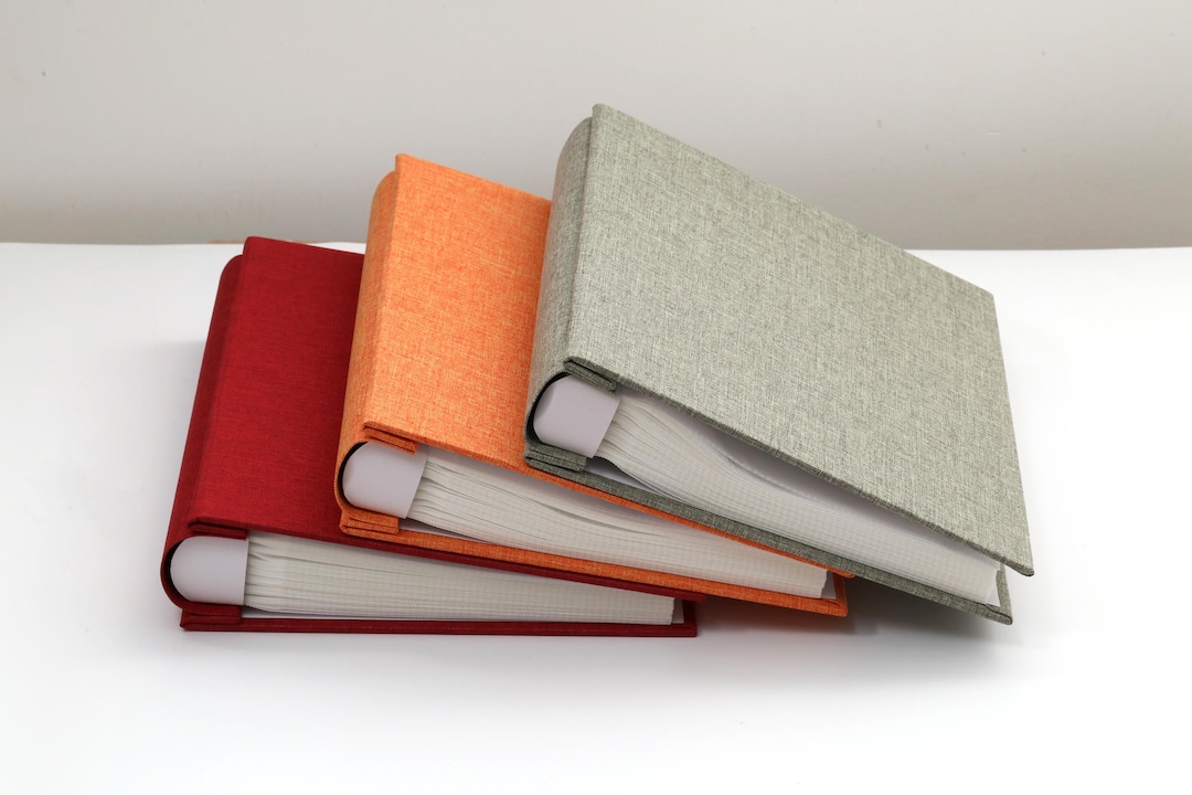 200PCS 4*6 Photo Album,handmade Cloth Cover Photo Book,medium Capacity ...