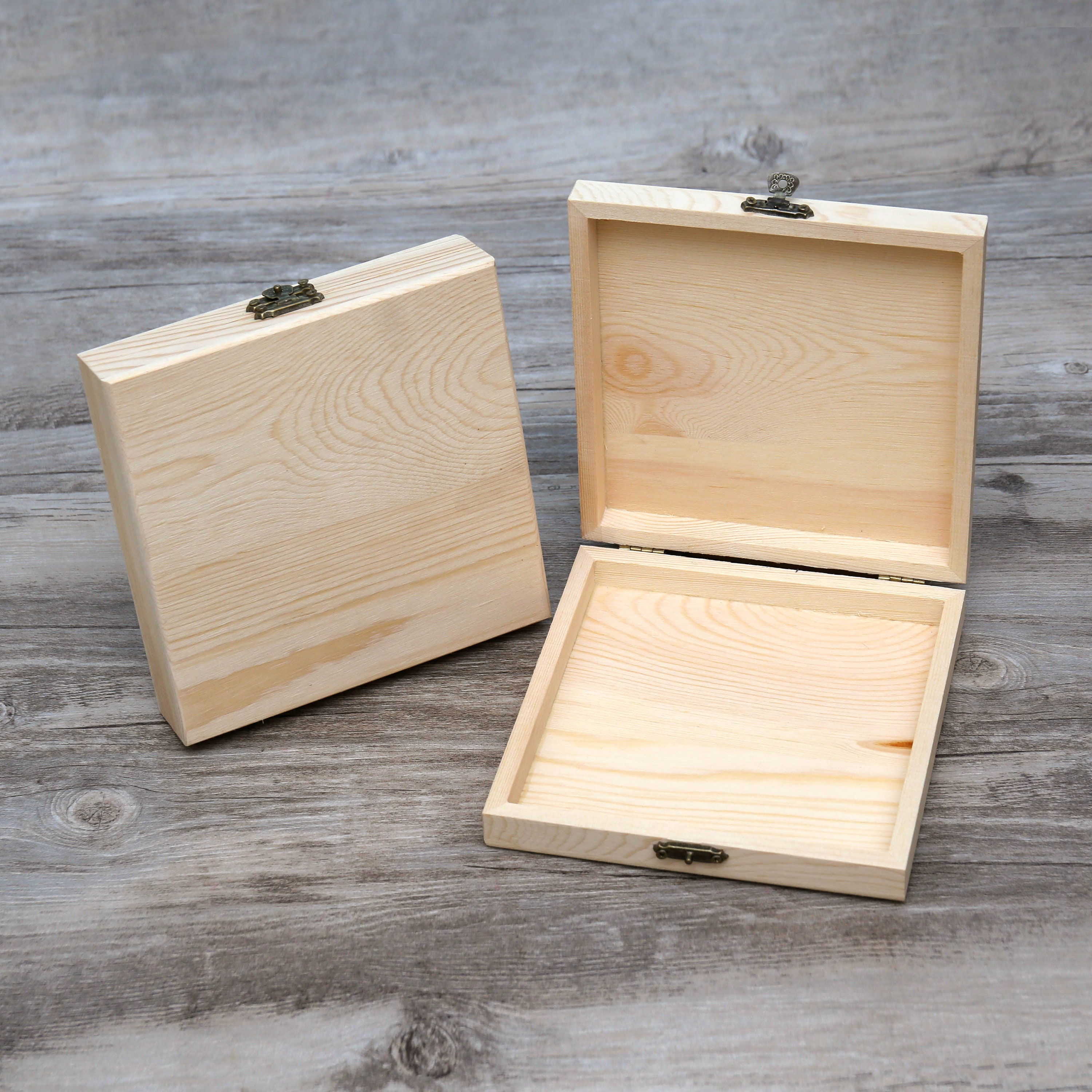 Wooden CD Blank Wedding Case Unfinished Plain Solid Wooden CD - Etsy