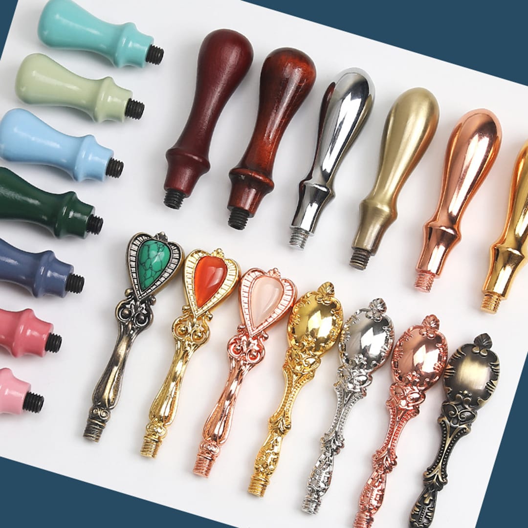 Metal Stamp Handle,metal Seal Stamp Handle, Gold Handle Silver Handle ...