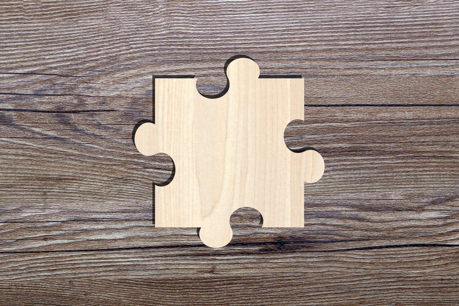 Unfinished Wooden Jigsaw Cut Outs Plain Puzzle Shape for - Etsy