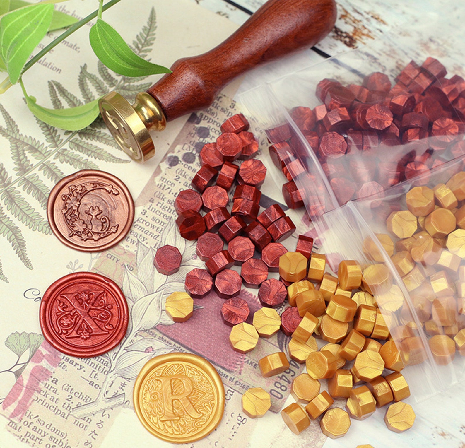 62 Colors Sealing Wax Beads Wax Seal Sticks for Seal Stamp - Etsy