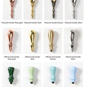 Metal Stamp Handle,metal Seal Stamp Handle, Gold Handle Silver Handle ...