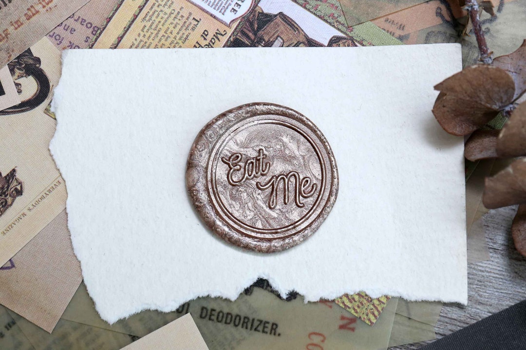 Eat Me Wax Seal Stamp Kit, Food Wax Seal Stamp, Tea Party Wax Stamp ...