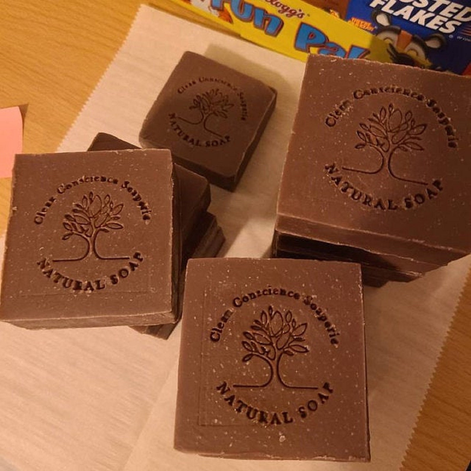 Personalized Natural Handmade Soap Stamp, Custom Natural Acrylic Stamp ...