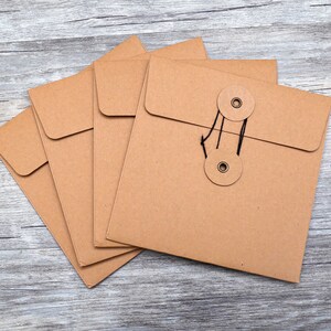 Minimalist Paper CD Envelope/black CD Envelope Sleeve /kraft Envelopes ...