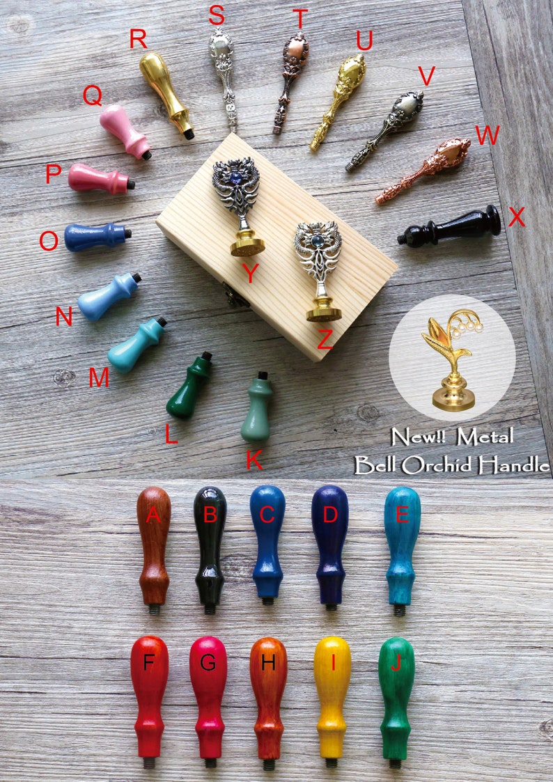 Personalised Wax Seal Stamp custom Your Own Design Wax Seal - Etsy