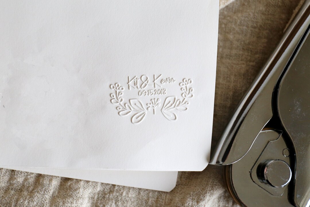 Personalized Wedding Embosser,custom Seal Embosser,wedding Embosser ...