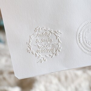 Personalized Wedding Embosser,name and Date Embosser,wedding Embosser ...