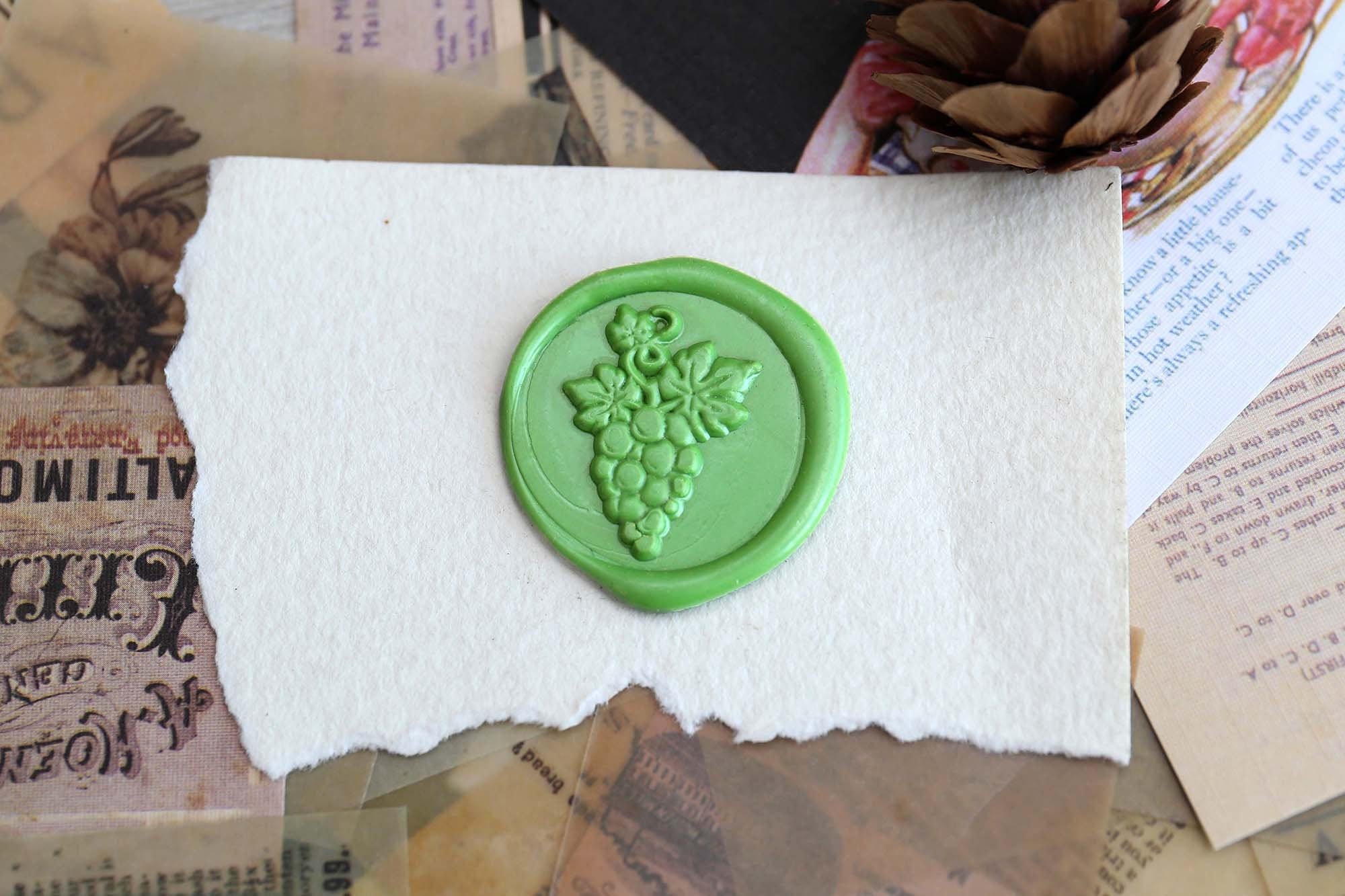 Grape Wax Seal Stamp Kit Fruit Wax Sealing Stamp Farm Seal | Etsy