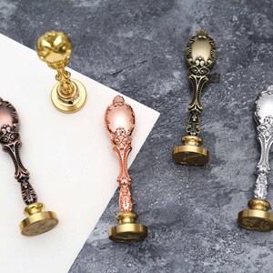 Metal Stamp Handle,metal Seal Stamp Handle, Gold Handle Silver Handle ...