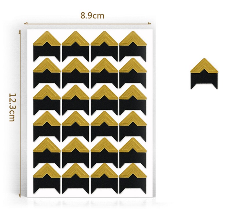 Corner Stickers for Photo Album 5 Colors Corner Stickers | Etsy