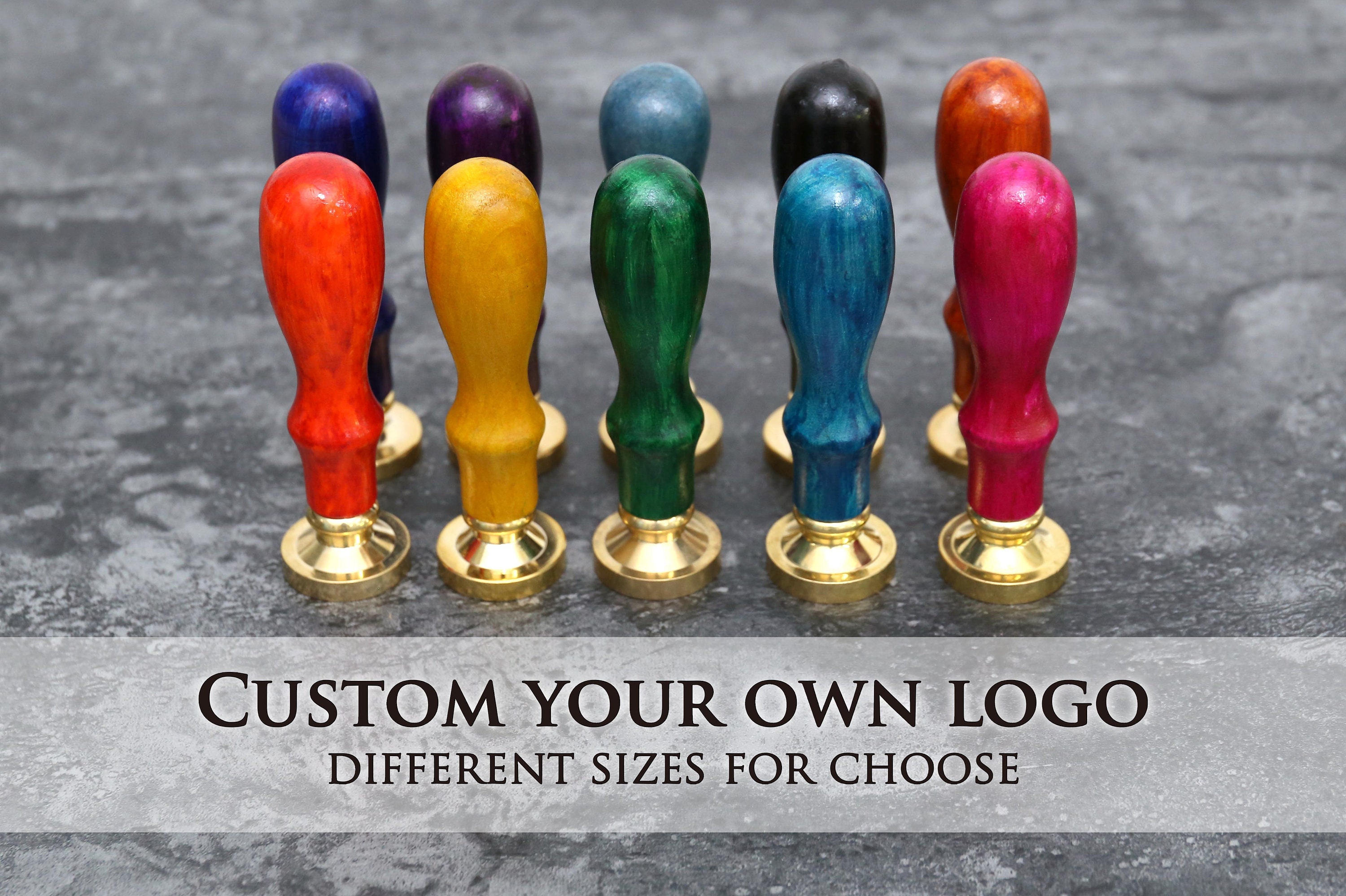 Personalized Wax Seal Stamp for Size 20mm-50mm Custom | Etsy