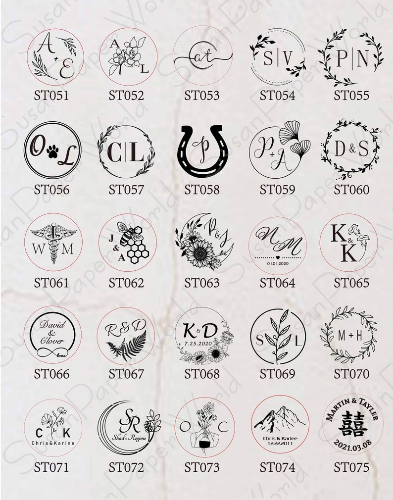 Personalised Wax Seal Stamp custom Your Own Design Wax Seal - Etsy