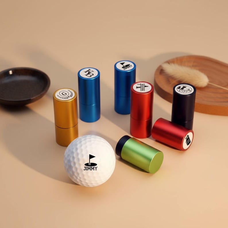 Golf Ball Stamp,personalized Golf Stamp, Ink Stamp,custom Your Golf ...