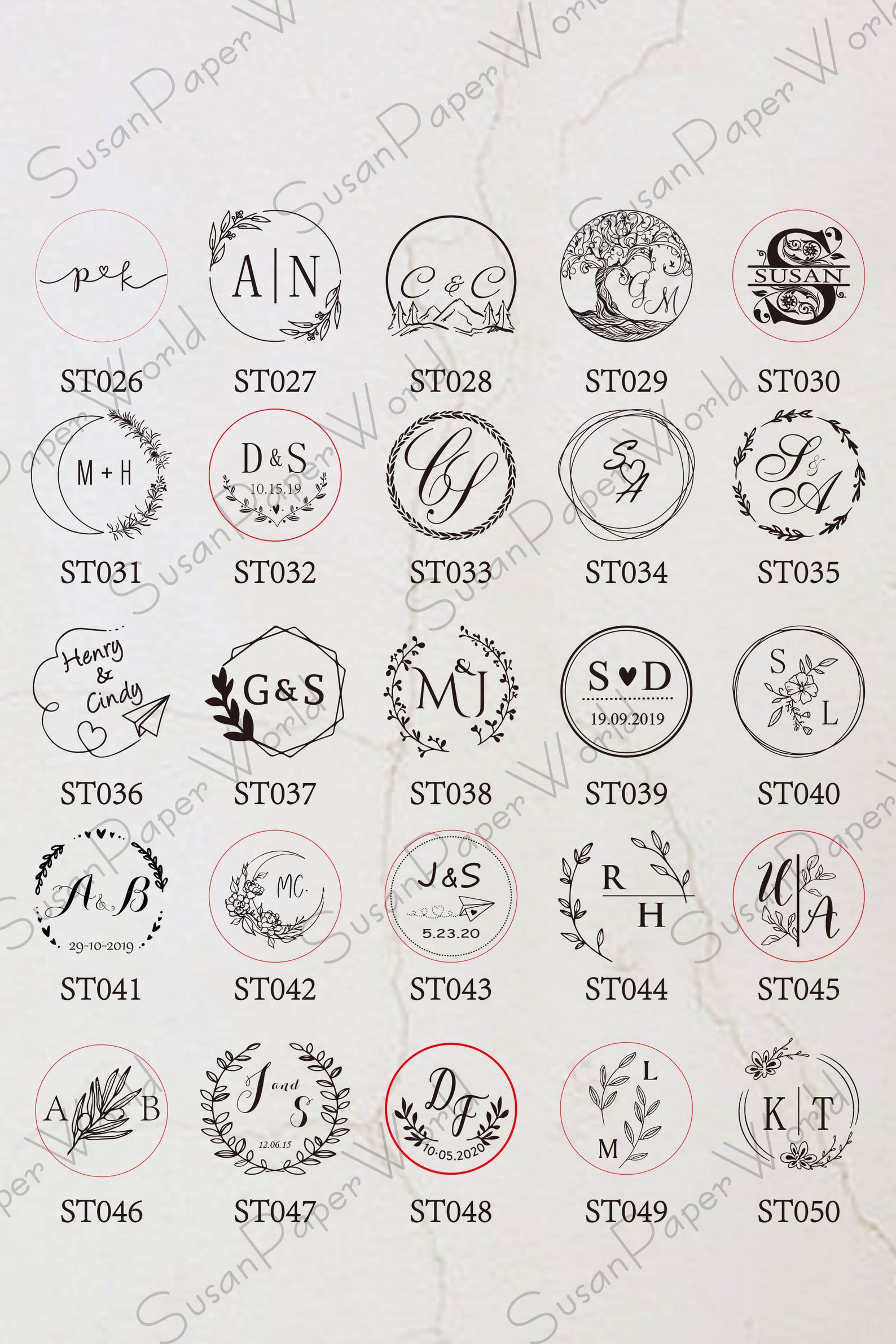 Personalized Simple Initial Wax Seal Stamp With Initials - Etsy