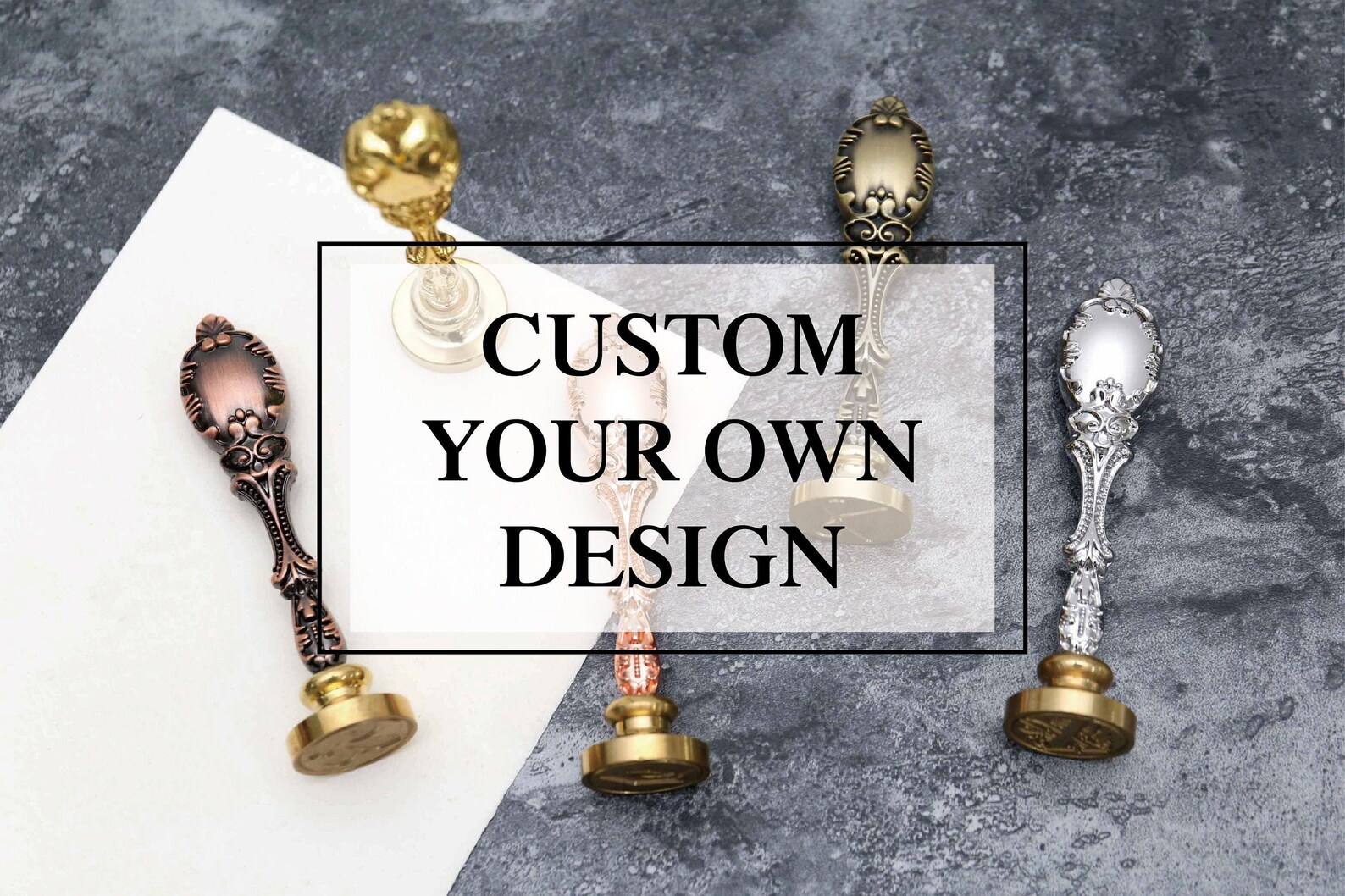 Personalised Wax Seal Stamp custom Your Own Design Wax Seal - Etsy