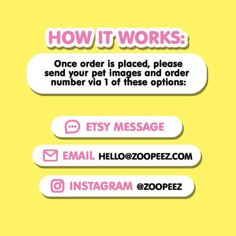 Pet Portrait GIF Pack Customised Pet Digital Moving Video Custom Pet ...