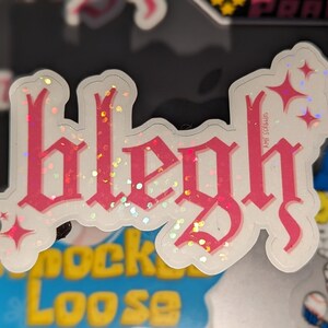 Blegh & Arf Arf Sticker Cute Metal Sticker Music Gift for Rock Fans - Etsy