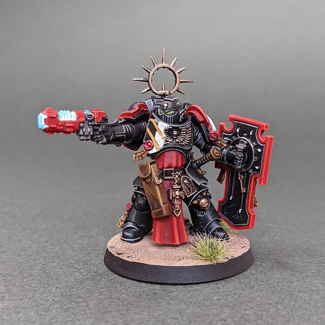 Warhammer 40k Lieutenant Primaris Black Templars Painted - Etsy
