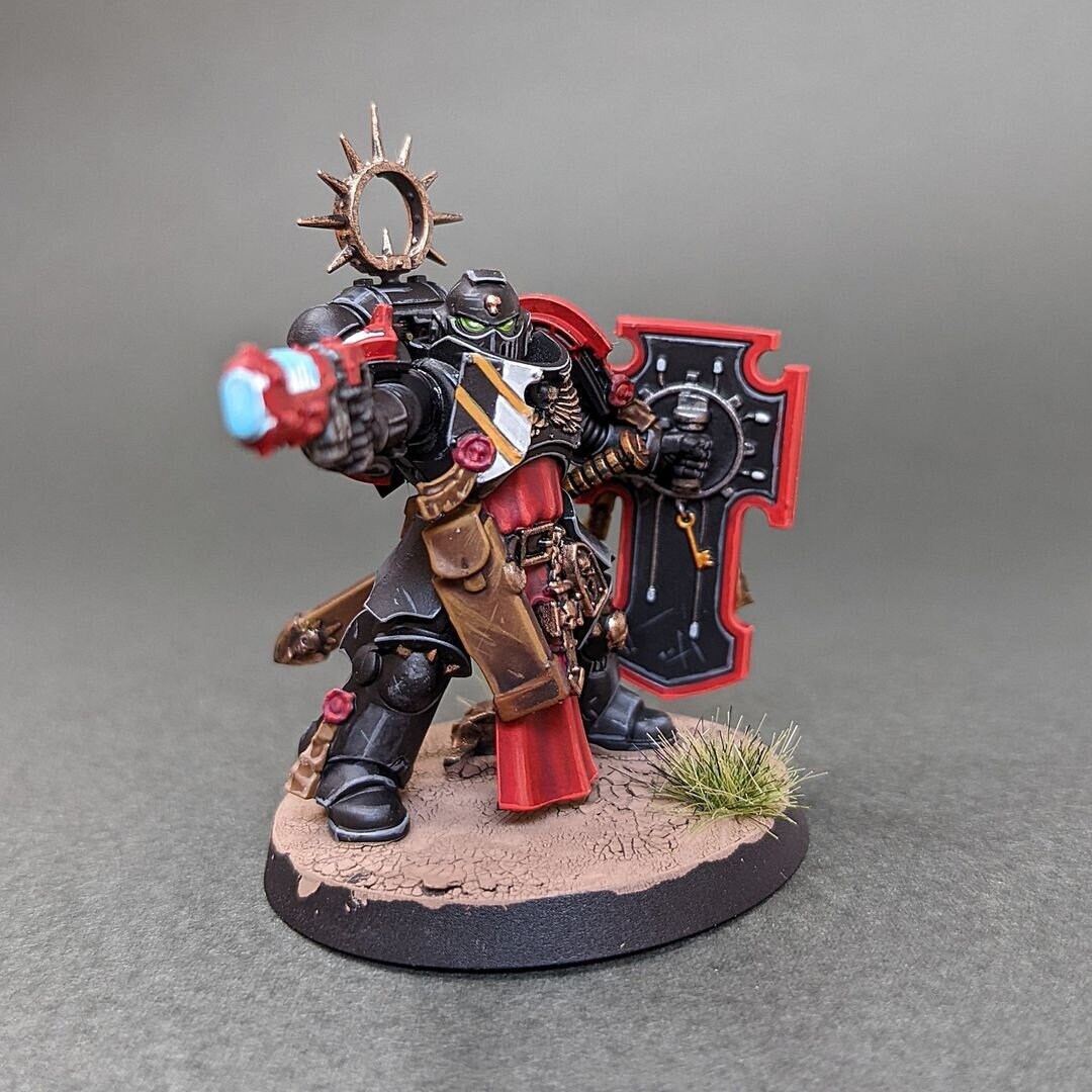 Warhammer 40k Lieutenant Primaris Black Templars Painted - Etsy