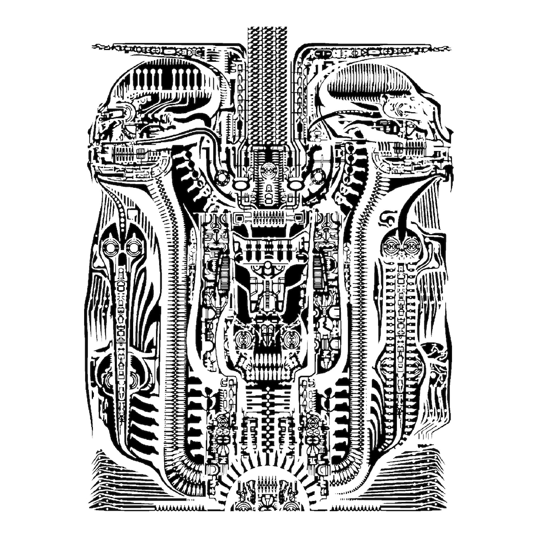 HR Giger Floor Tile Svg and Png File. No Other Formats - Etsy UK