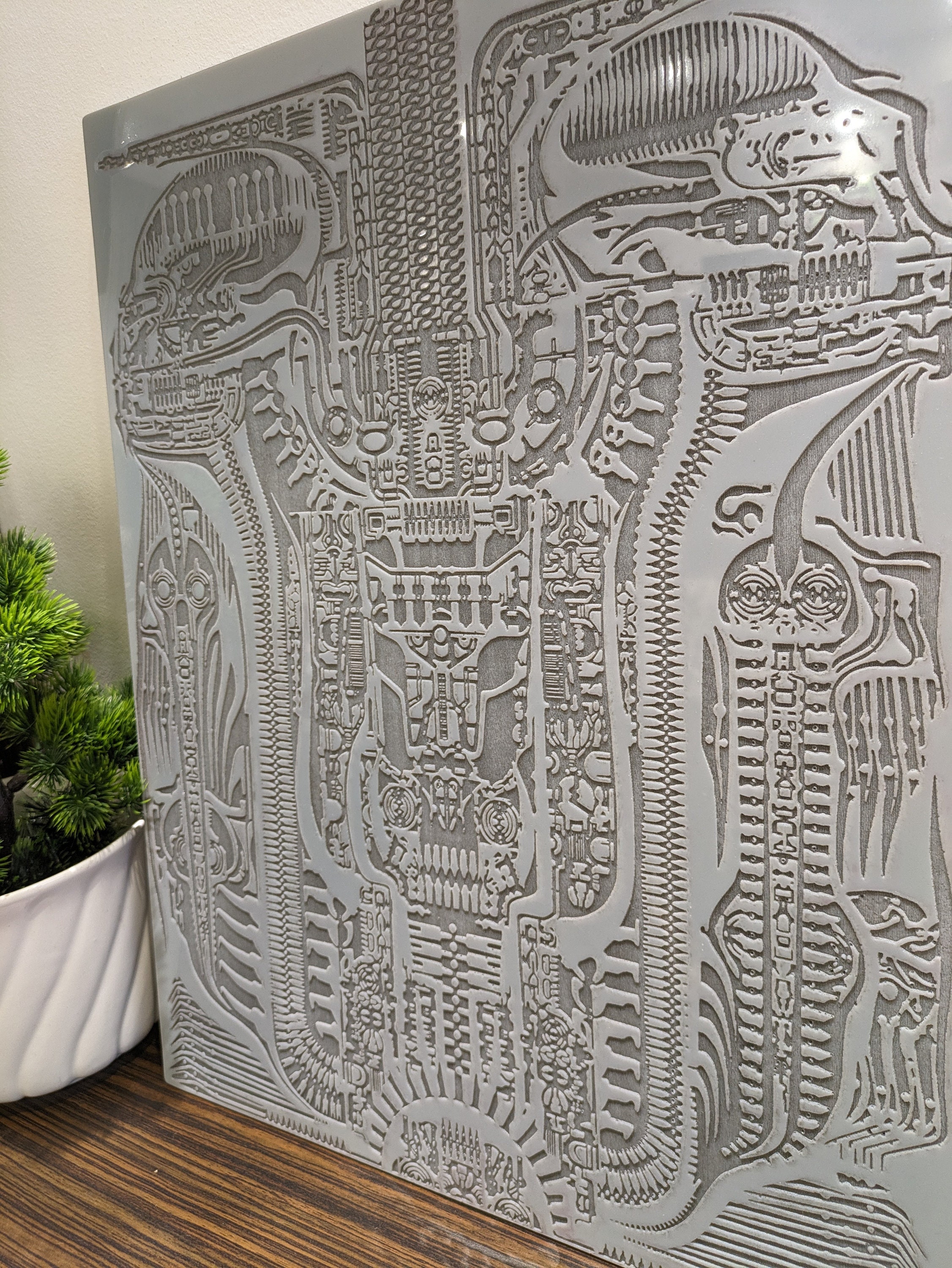 HR Giger SVG File Giger Tile Design for Tshirts Wall Decor - Etsy Canada