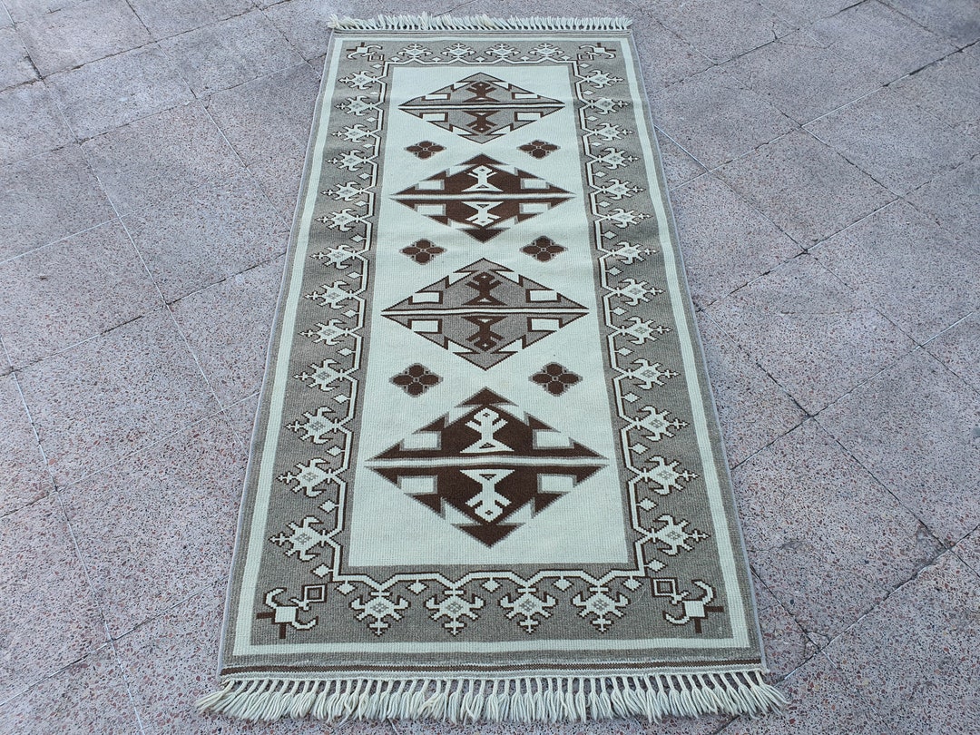 Brown Small Runner, Small Size Runner, Turkish Runner, Entry Runner ...