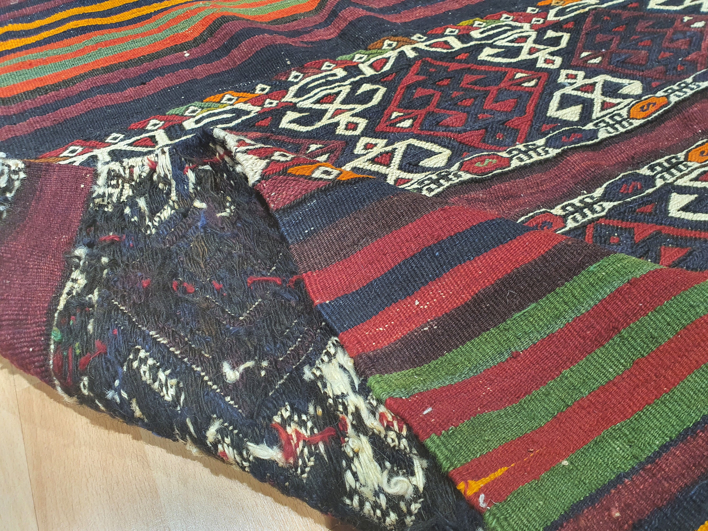 Ethnic Rug Small Wool Rug Office Rug Eclectic Rug Design - Etsy