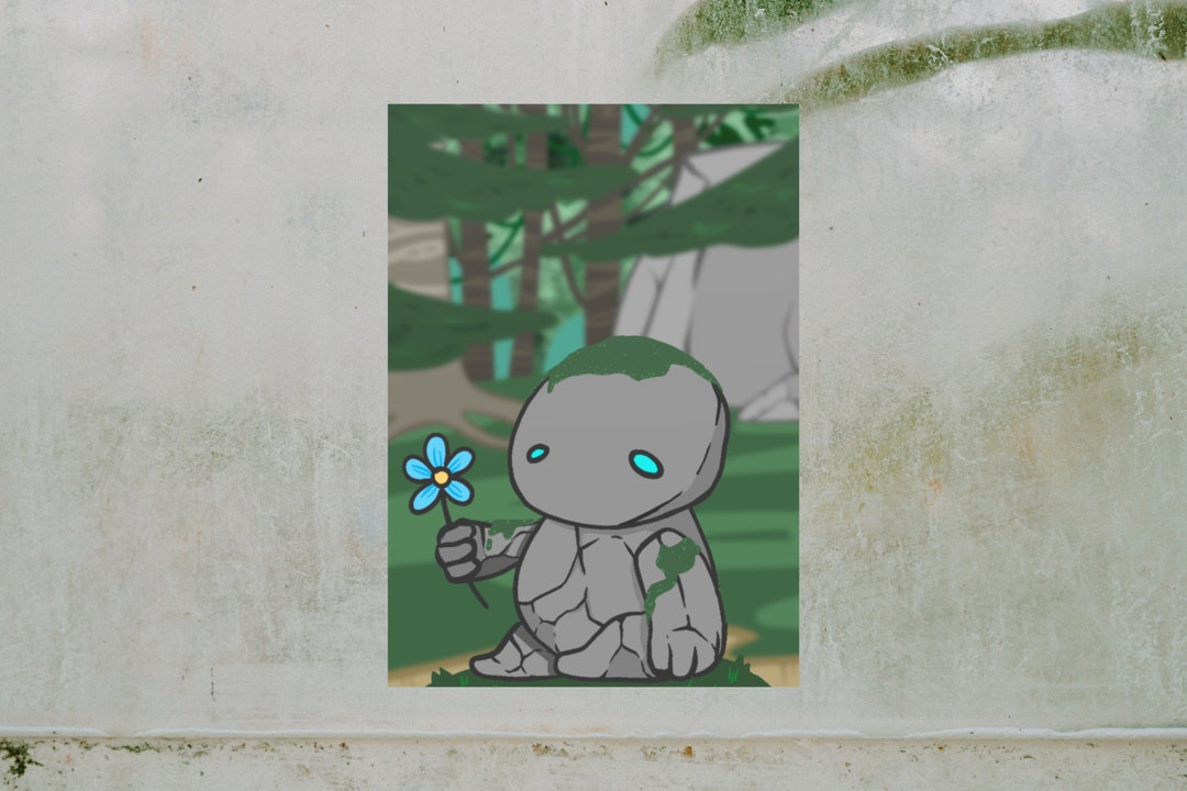 Golem Art Print, Halloween Art Print, Spooky Poster - Etsy