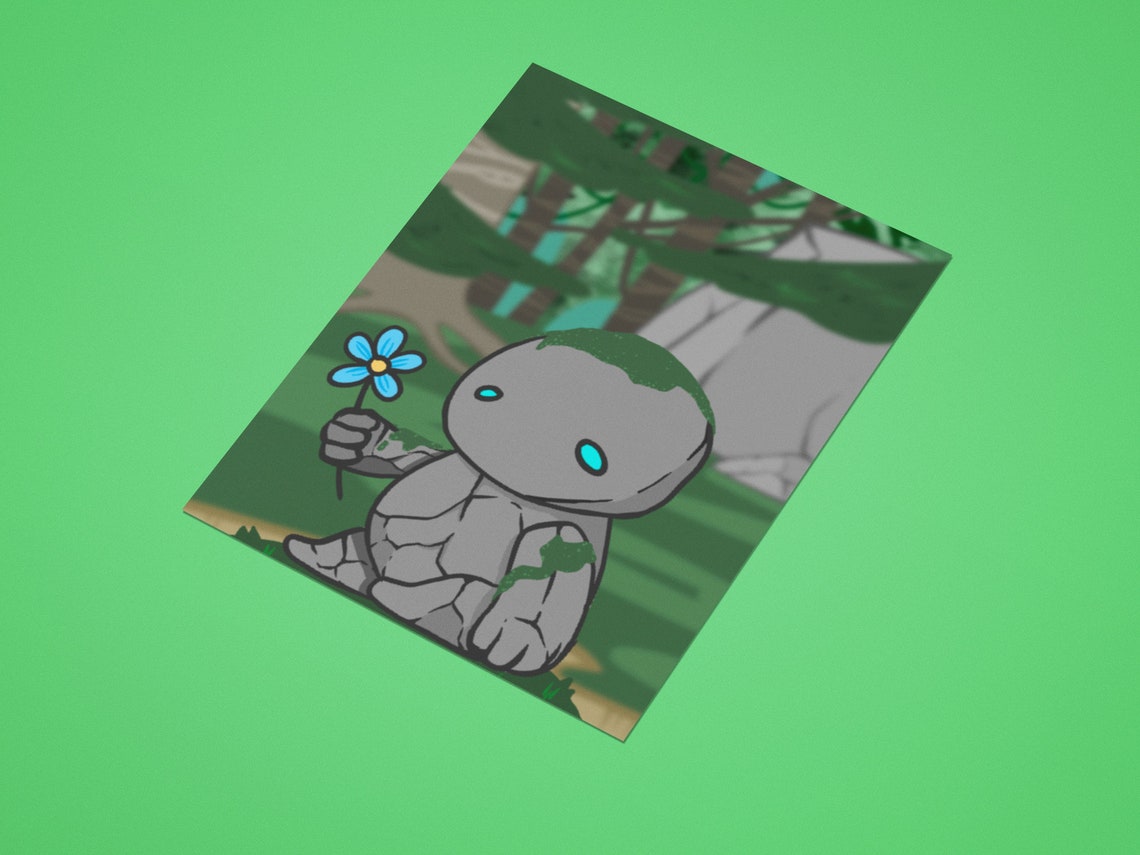 Golem Art Print, Halloween Art Print, Spooky Poster - Etsy