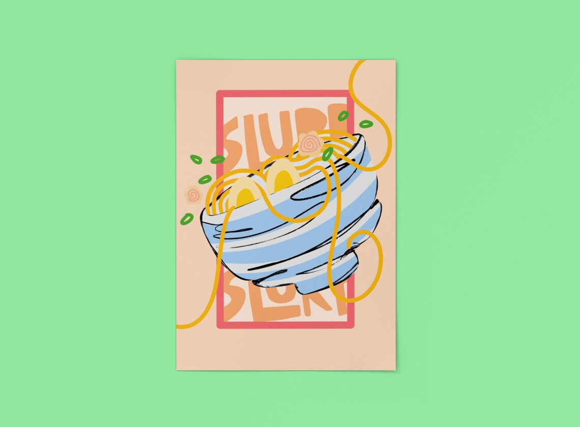 SLURP Art Print - Etsy